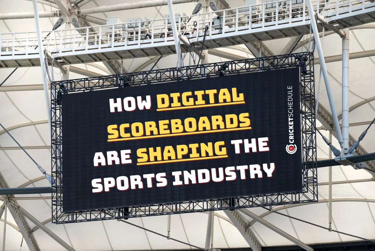 How Digital Scoreboards are Shaping the Sports Industry - Cricket ...